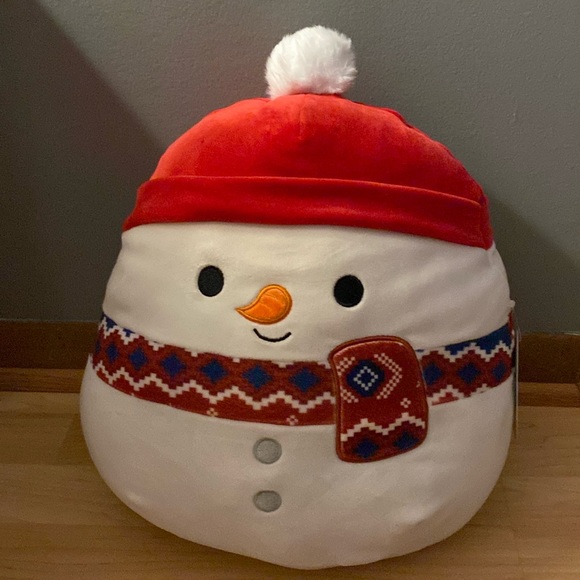 Squishmallows | Toys | Brand New Squishmallow Named Manny The Snowman 2 ...